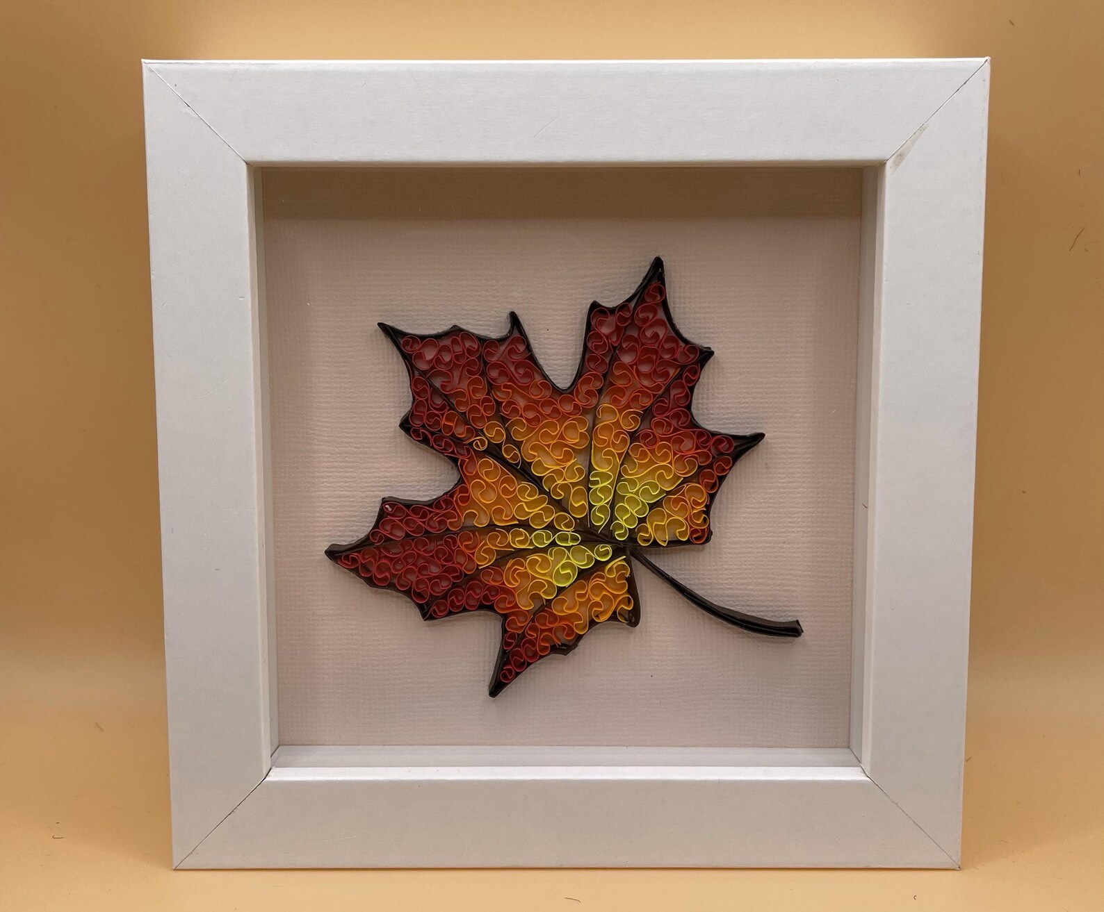 Quilled Maple Leaf - Etsy