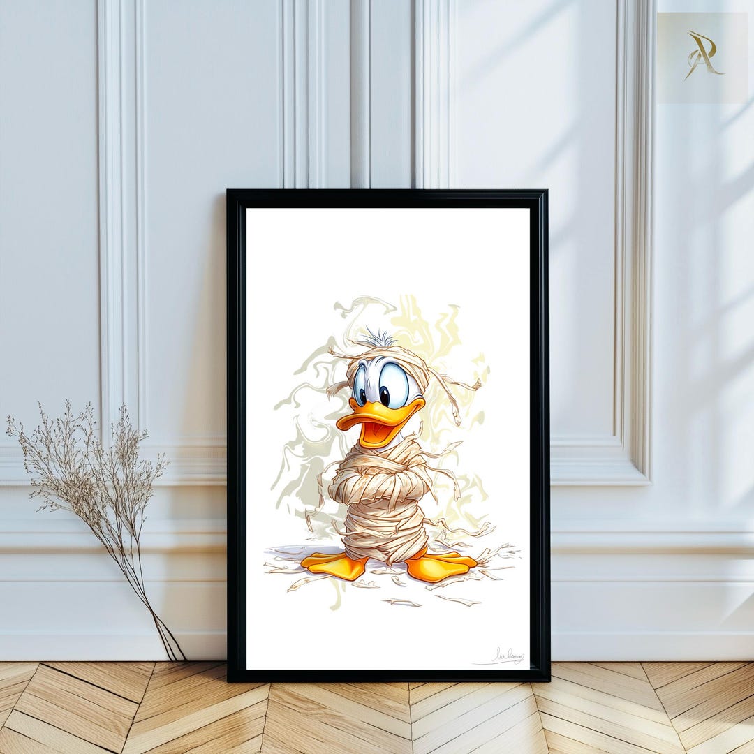 Donald Duck Meets His Match: Spooky Bathroom Decor for Halloween Fans ...