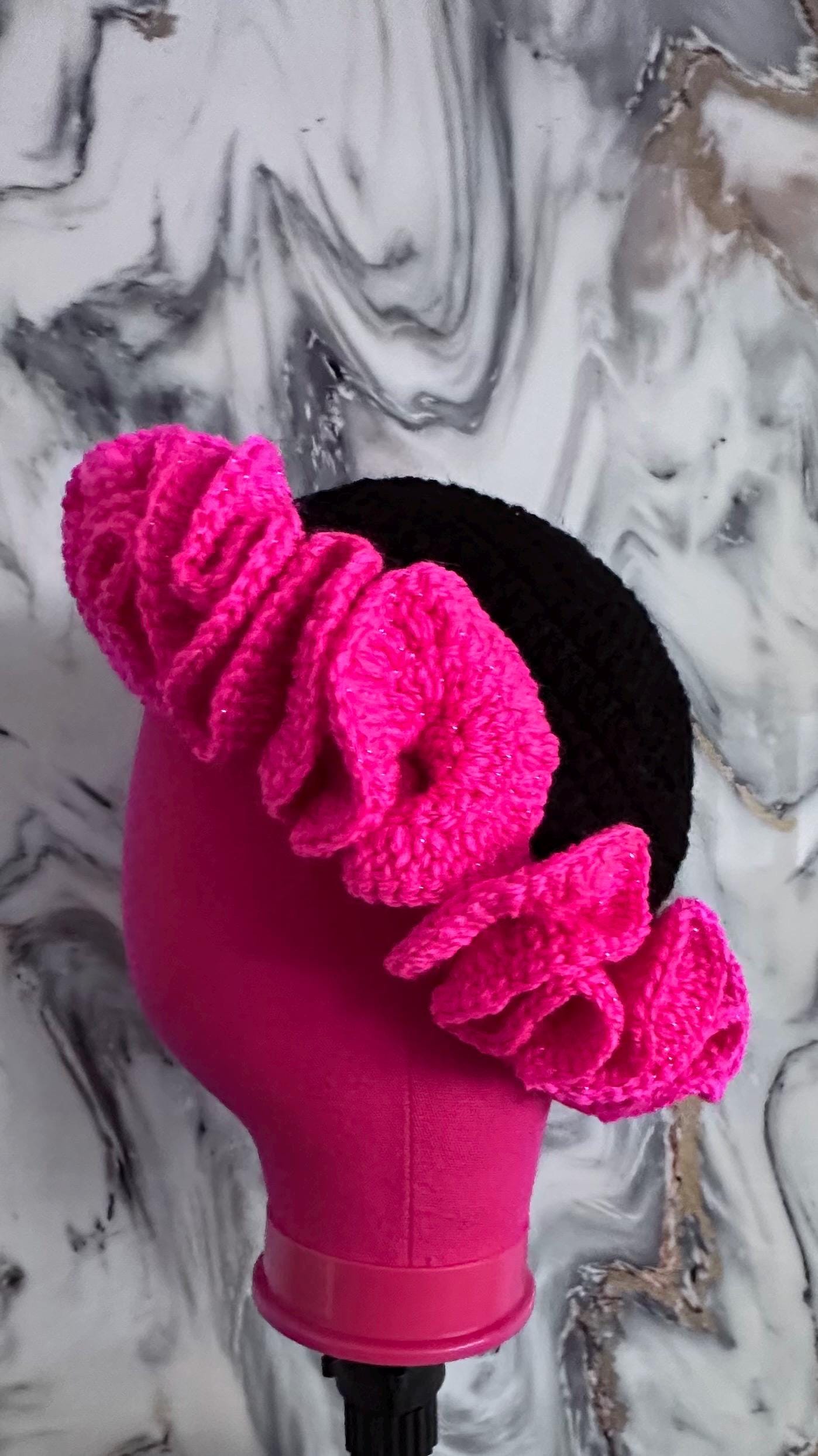 Hot Pink Ruffle Hat - Etsy