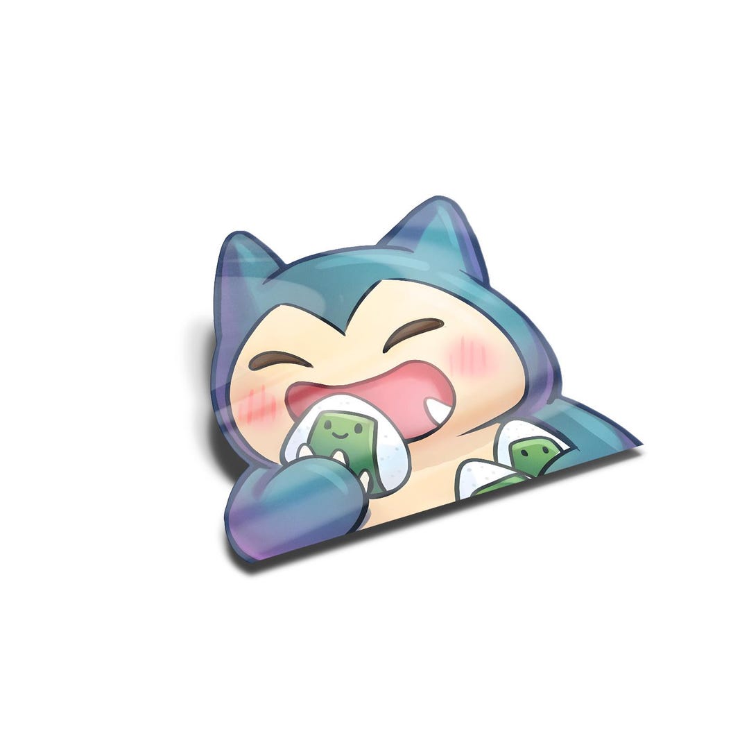 Laminated Pokemon Peeker Sticker, UV Resistant, Water Proof - Etsy