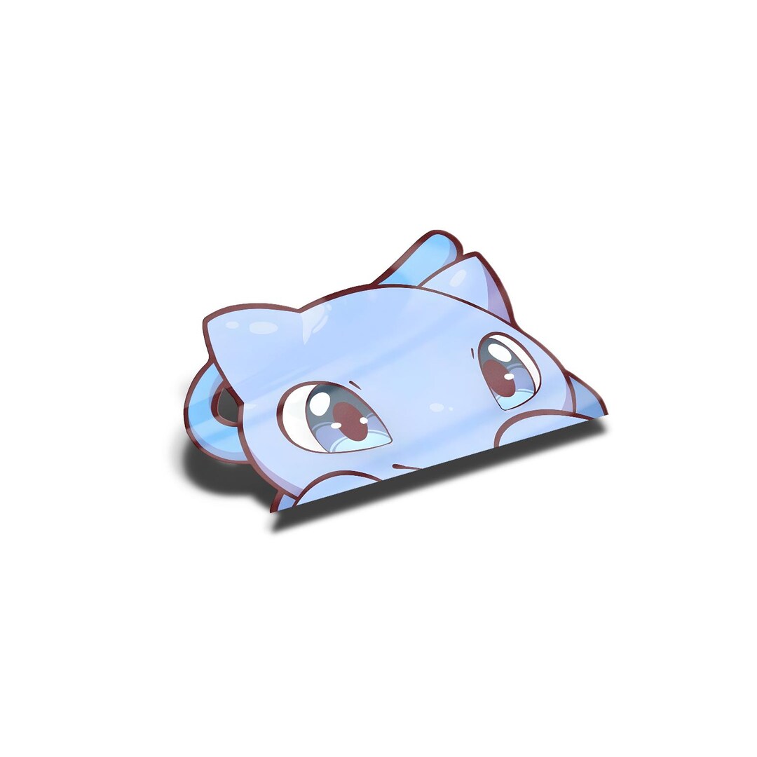 Laminated Pokemon Peeker Sticker, UV Resistant, Water Proof - Etsy