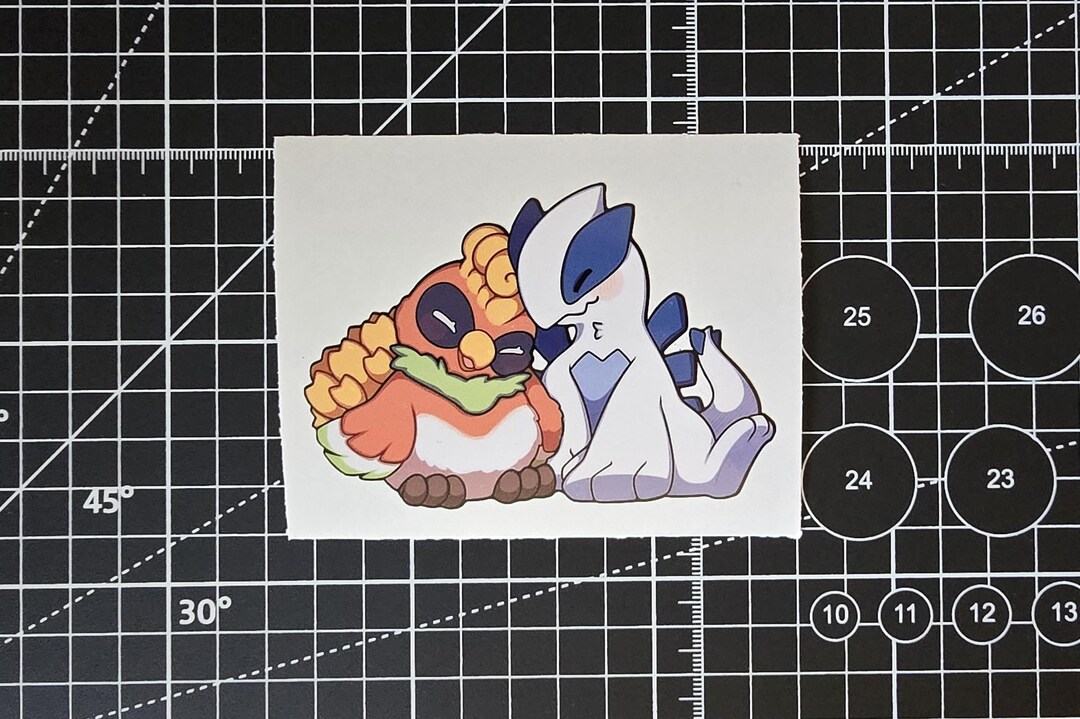 Glossy Pokemon Sticker Laminated Vinyl - Etsy