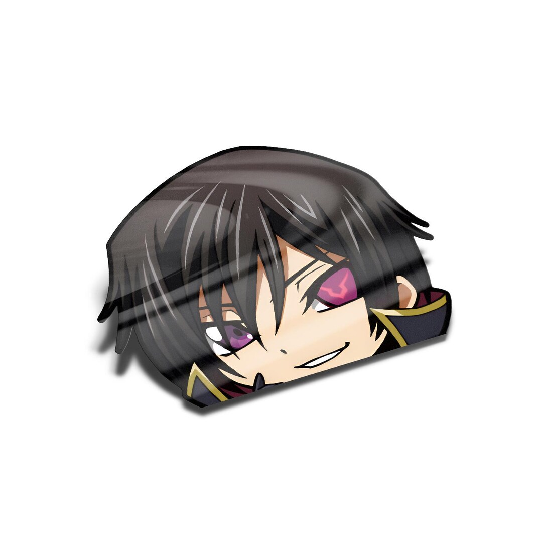 Laminated Code Geass Peeker Sticker, UV Resistant, Water Proof - Etsy