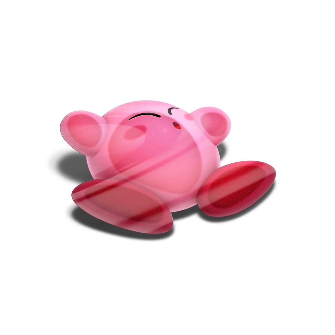 Laminated Kirby Peeker Sticker, UV Resistant, Water Proof - Etsy