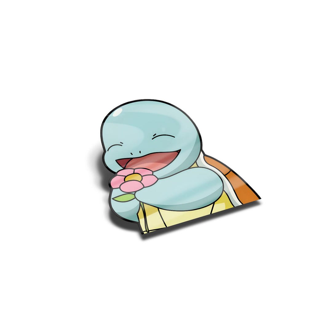Laminated Pokemon Peeker Sticker, UV Resistant, Water Proof - Etsy