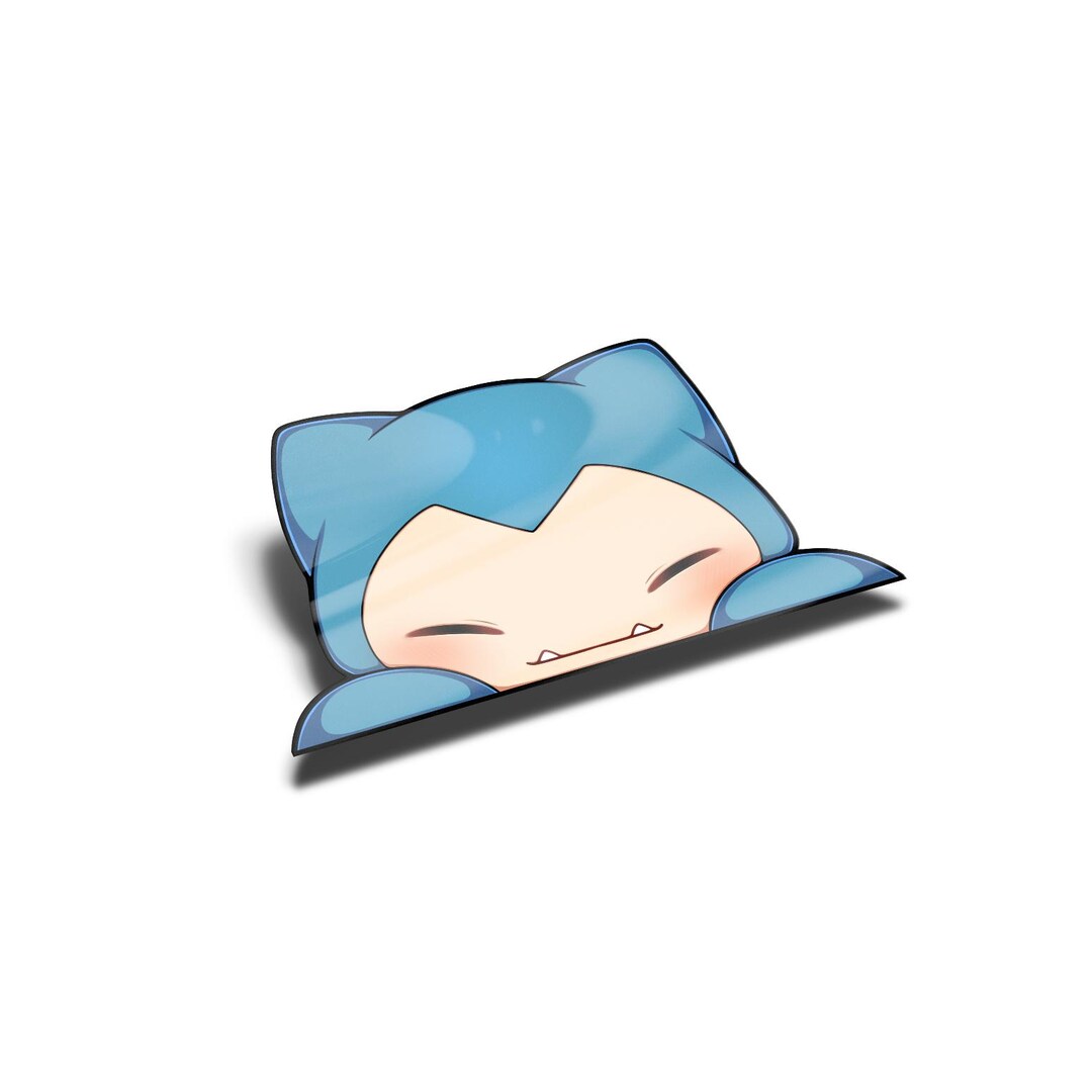Laminated Pokemon Peeker Sticker, UV Resistant, Water Proof - Etsy