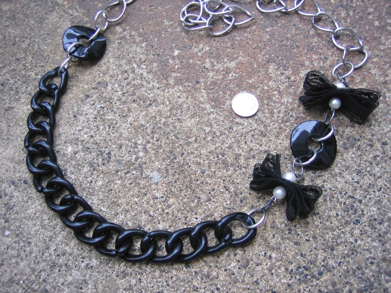 Eco-friendly Statement Necklace Smile for the Paparazzi Recycled ...