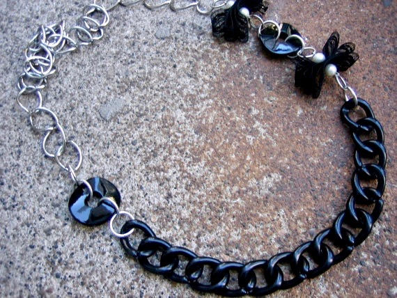 Eco-friendly Statement Necklace Smile for the Paparazzi Recycled ...