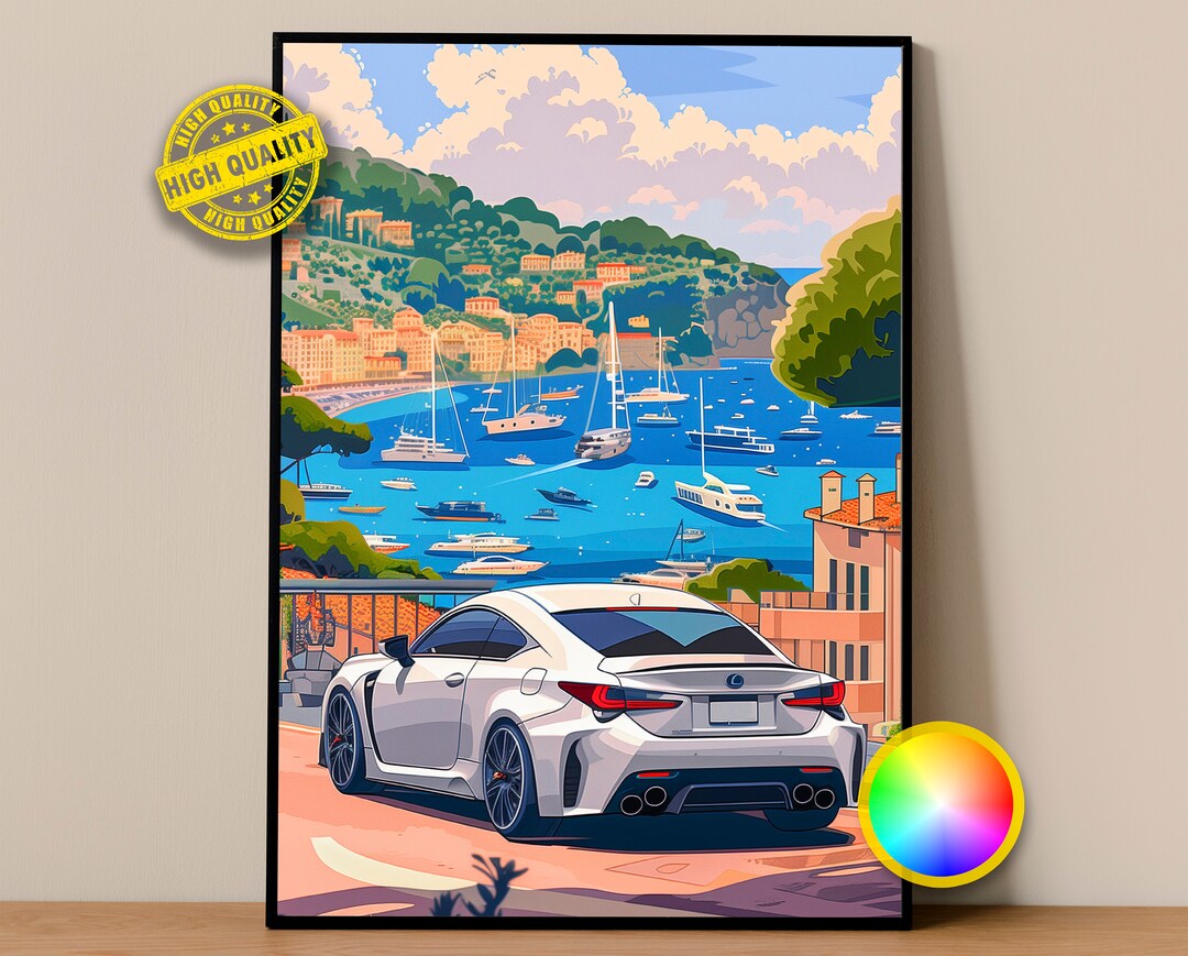 Lexus Poster RC F Poster 9262.0 JDM Wall Decor JDM Art Lexus ...