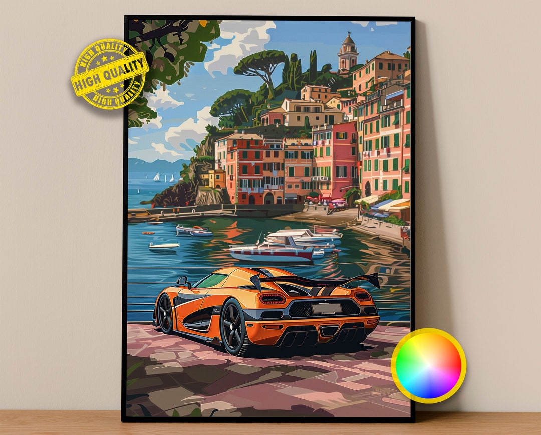 Koenigsegg Poster Agera RS Poster 9610.1 Koenigsegg Wall Decor ...