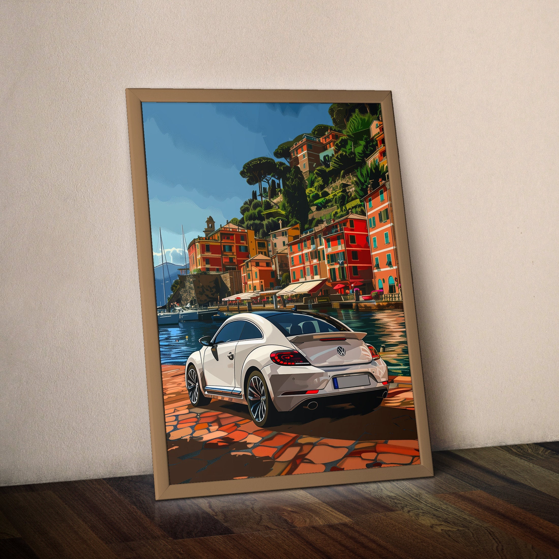 VW Poster Beetle R Line Poster 9021.0 Volkswagen Wall Decor Volkswagen ...