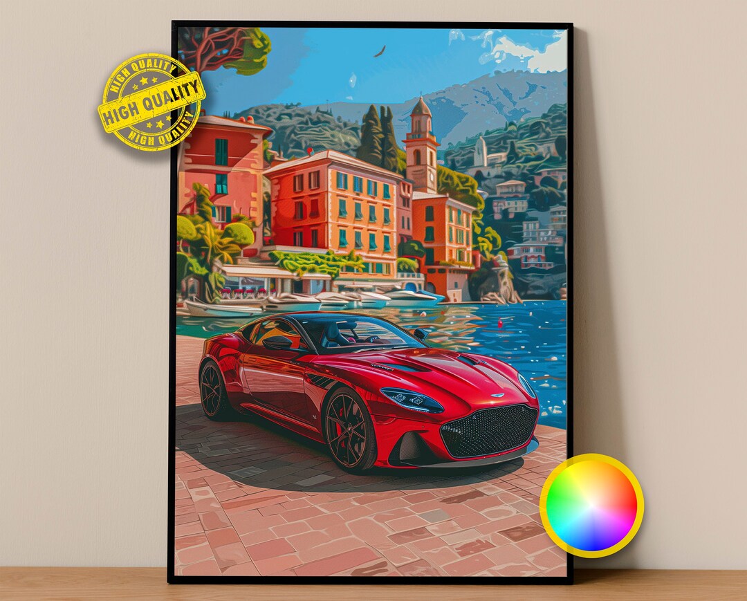 Aston Martin Poster DBS Superleggera Poster 9400.3 Aston Martin Wall ...