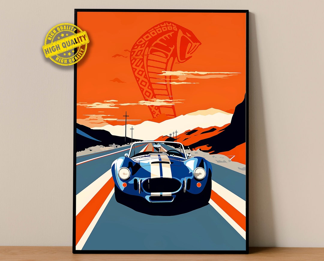 Shelby Poster Cobra Poster 4330.0 Shelby Wall Decor Shelby Art Shelby ...