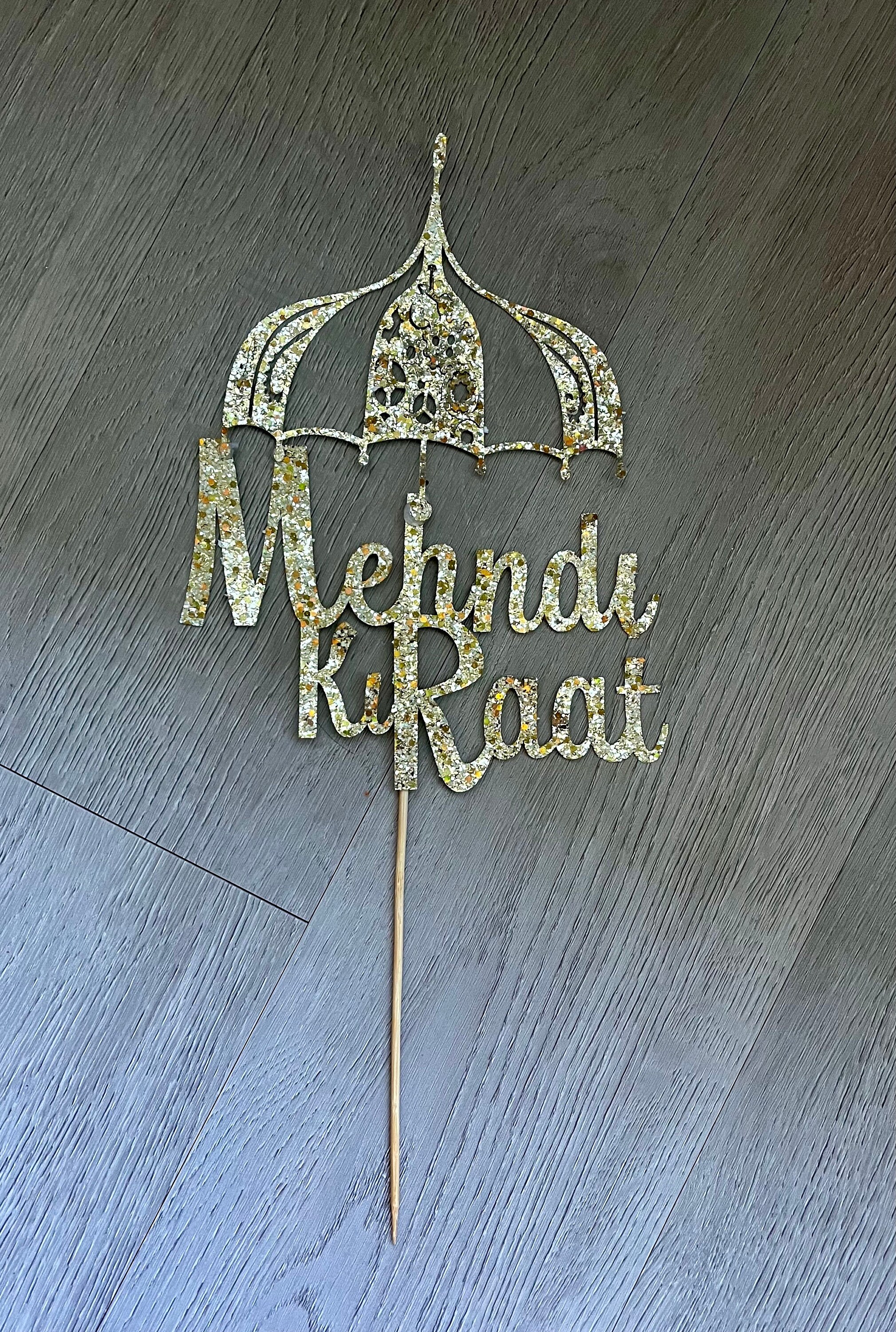 Nikha and Mehndi Cake Toppers - Etsy