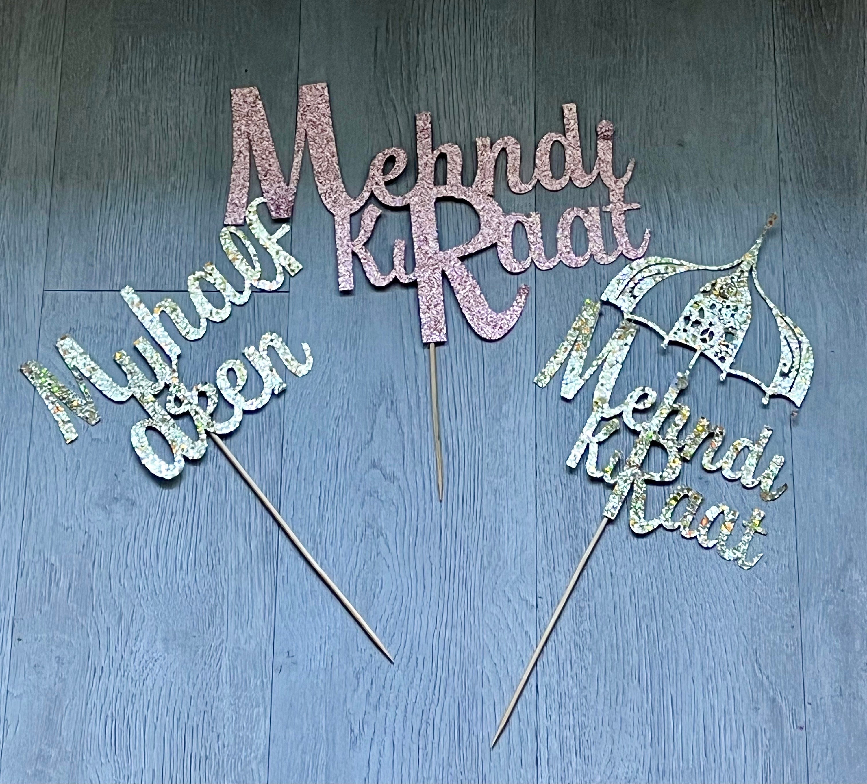 Nikha and Mehndi Cake Toppers - Etsy