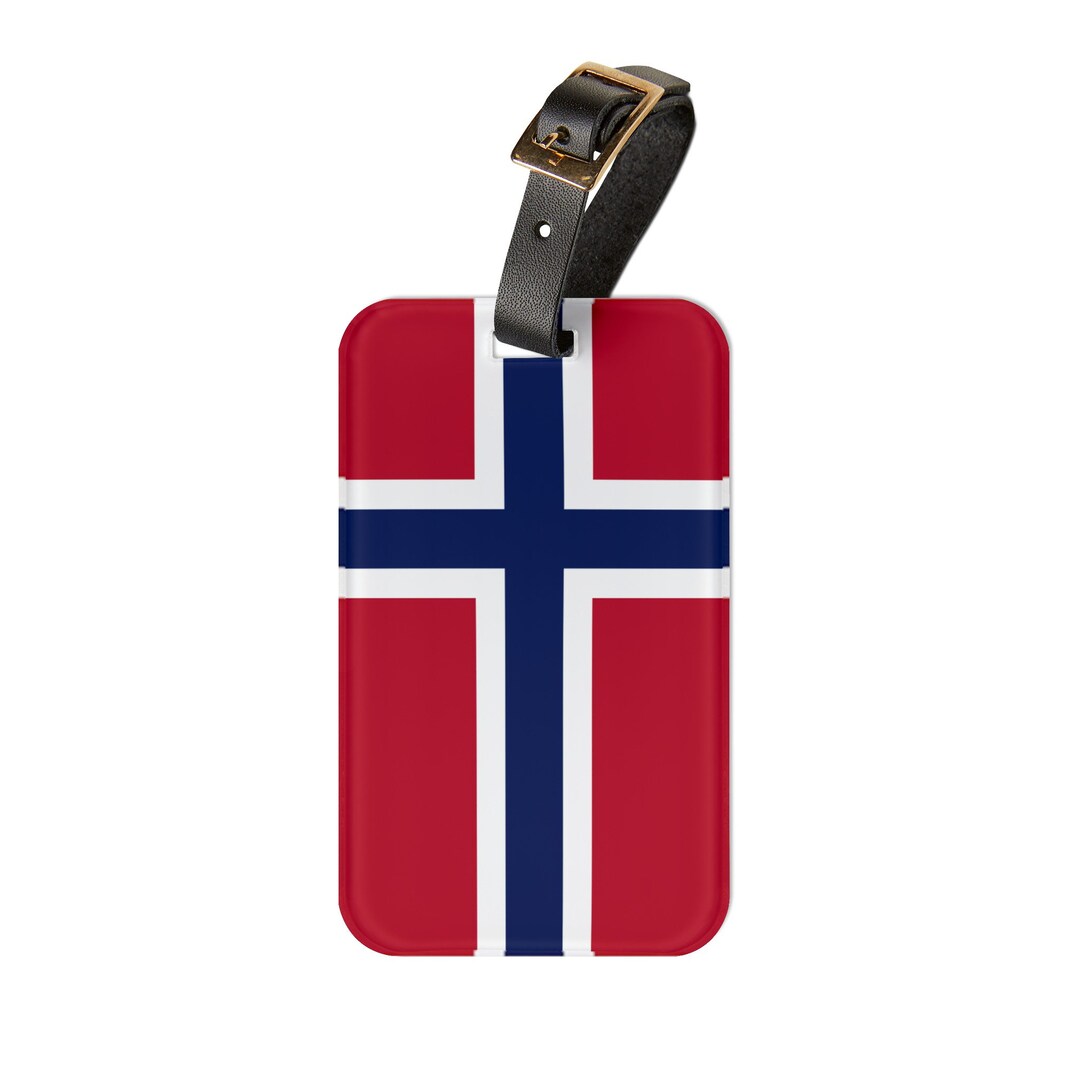 Norway Flag Luggage Tag, Acrylic, 2.4 Inch 4 Inch - Etsy