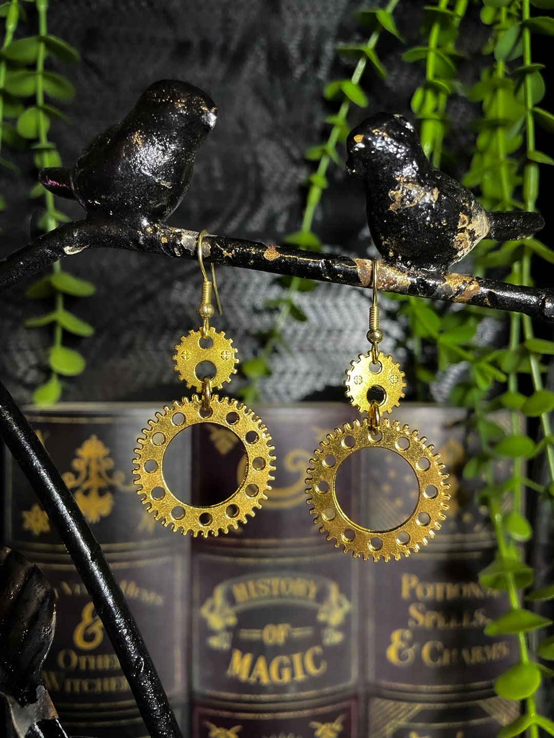 Dwemer Cog Earrings (2-tier) - Etsy