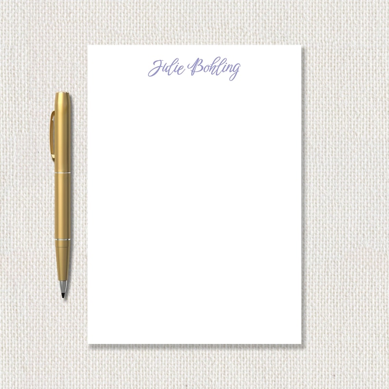 Personalized Tear off Note Pad - Etsy