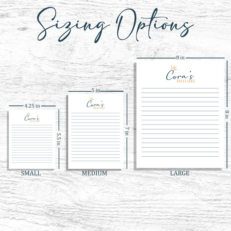 Personalized Harry Potter Inspired Notepad, 50 Tear Away Sheets, 4.25x5 ...