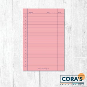 Vintage Library Card Notepads: 4x6 - Etsy