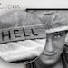 Vietnam War Vintage Photo, War is Hell Slogan on Helmet, 1965, Military ...