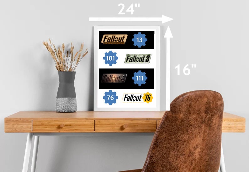 Fallout Vault Posters, Vault Tec Posters 16 X 24 - Etsy UK