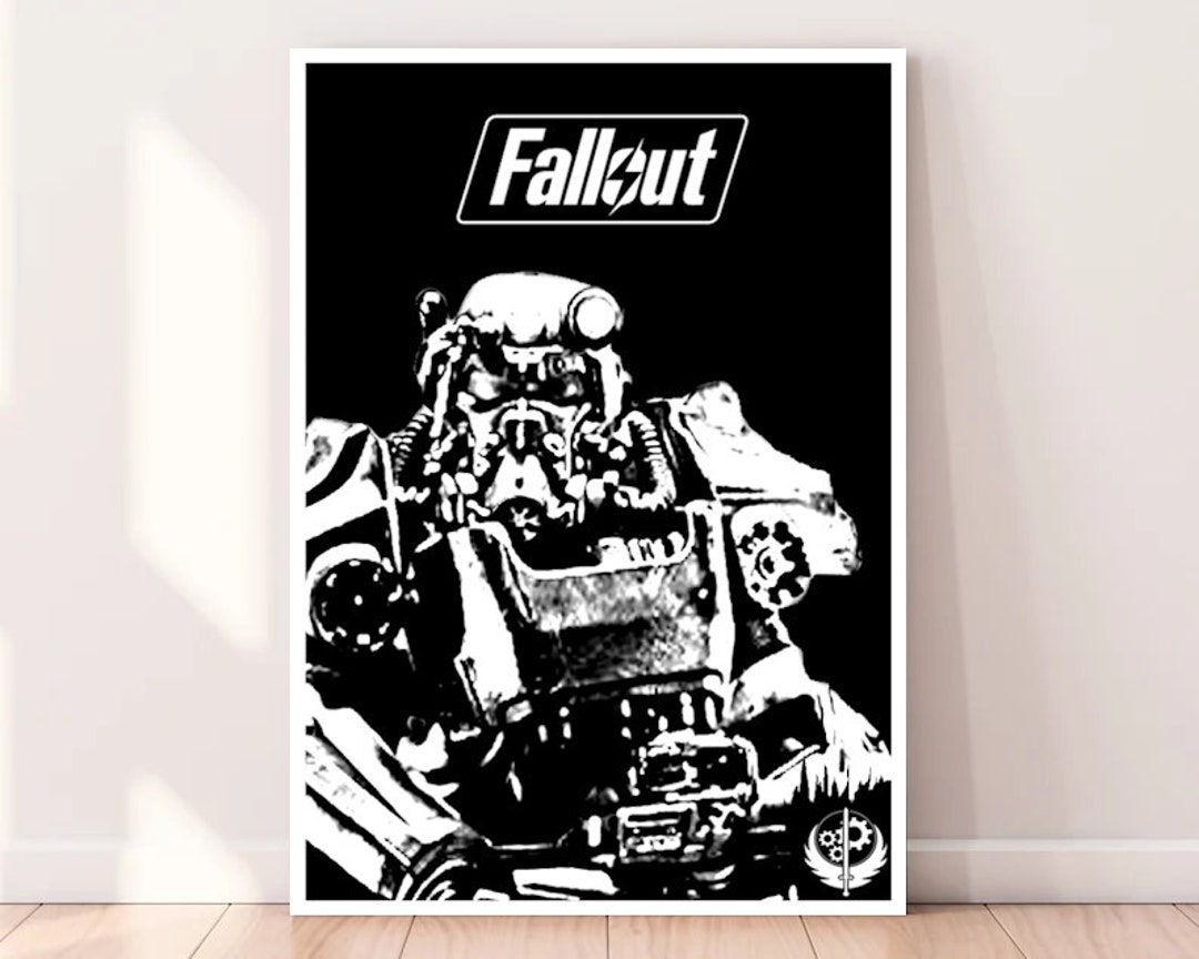 Fallout Power Armor Poster, Brotherhood of Steel Poster 16 X 24 - Etsy