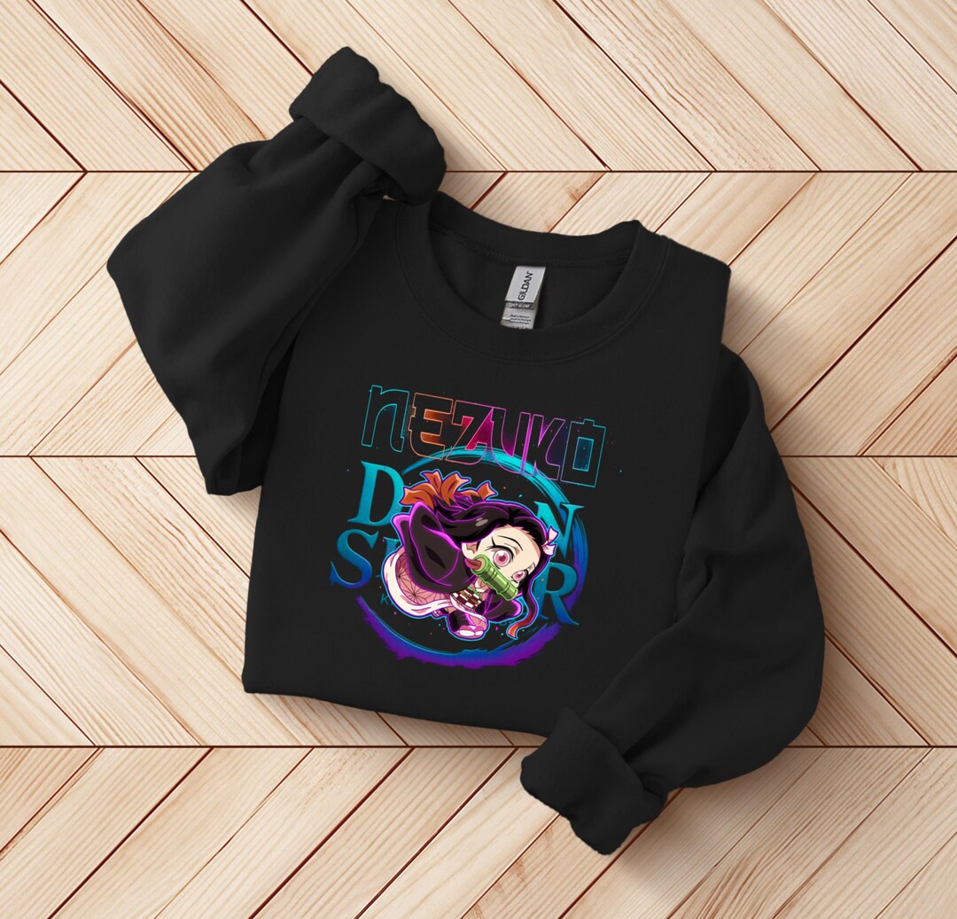 Nezuko Demon Slayer Sweatshirt, Demon Slayer Perch, Anime Shirt, Anime ...