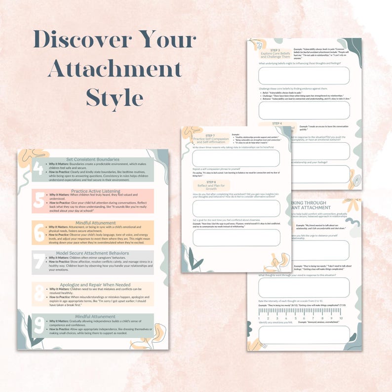 Discover Your Attachment Style | Attachment Theory Workbook ...