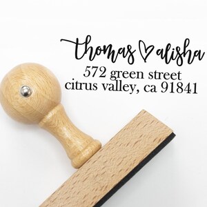 Return Address Stamp Rubber Stamp Custom Stamp Personalized - Etsy