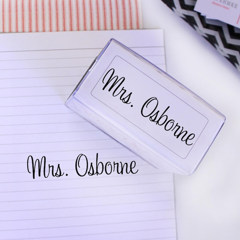 Custom Name Stamps - Etsy