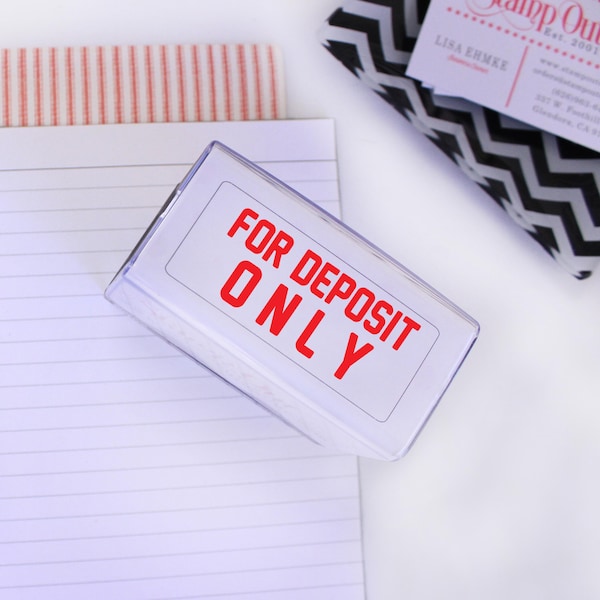 Bank Deposit Stamps - Etsy