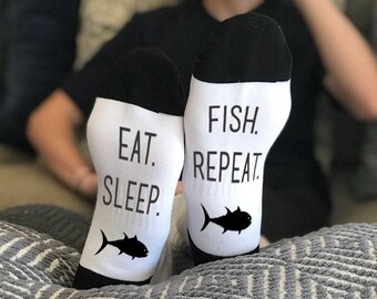 Funny Fish Socks - Etsy