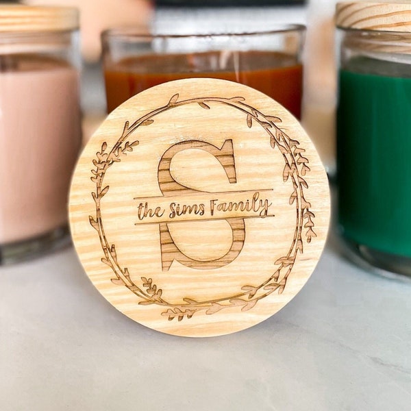 Monogram Candle - Etsy