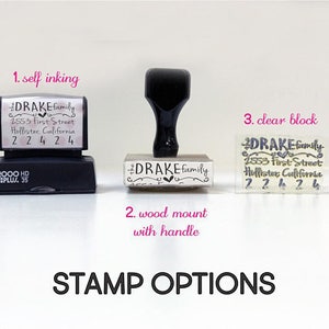 Custom Cute Stamp, Return Address Stamp, Custom Personalized Stamper ...