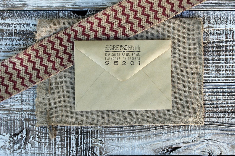 Custom Cute Stamp Return Address Stamp Custom Personalized - Etsy