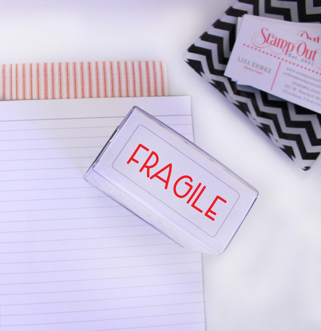 Fragile Stamp, Self Inking Stamp, Office Stamp, Stamps for Business ...