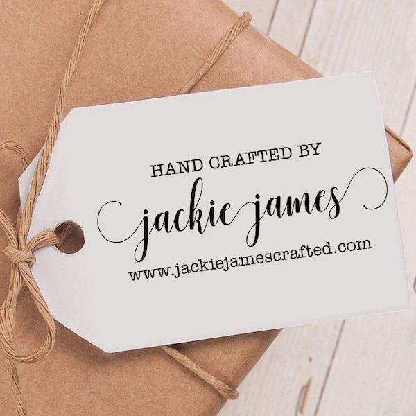 Personalized Handmade by Stamp - Etsy