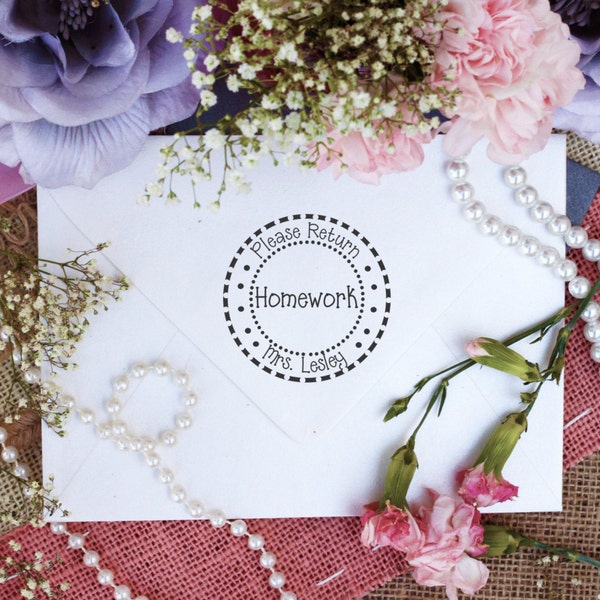 Custom Teacher Stamp - Etsy