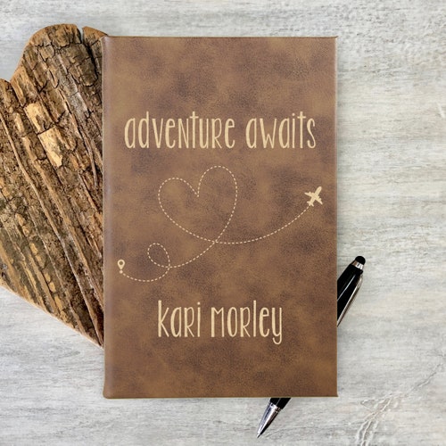 Custom Travel Journal Travel Notebook Personalized Leather - Etsy