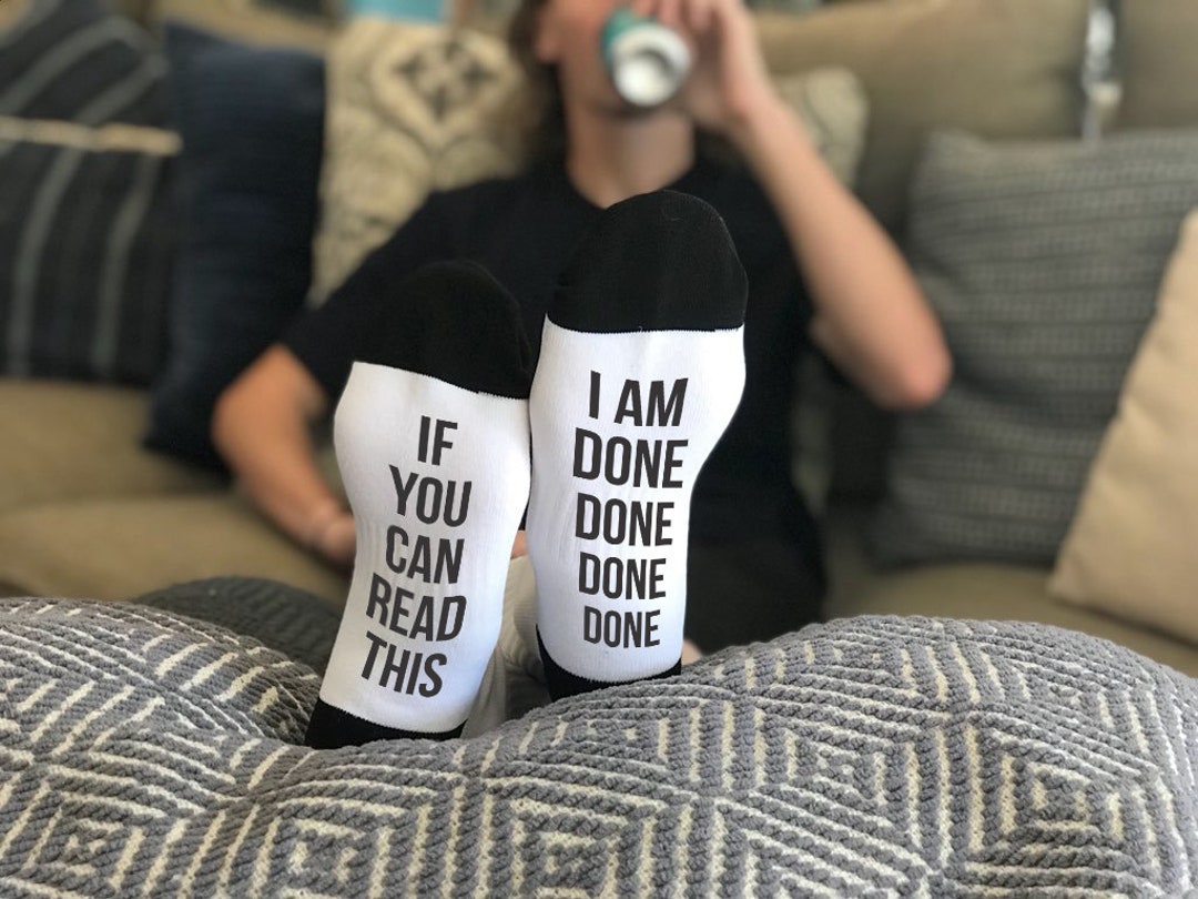 Graduation Socks, Funny Socks, If You Can Read This, Socks ...