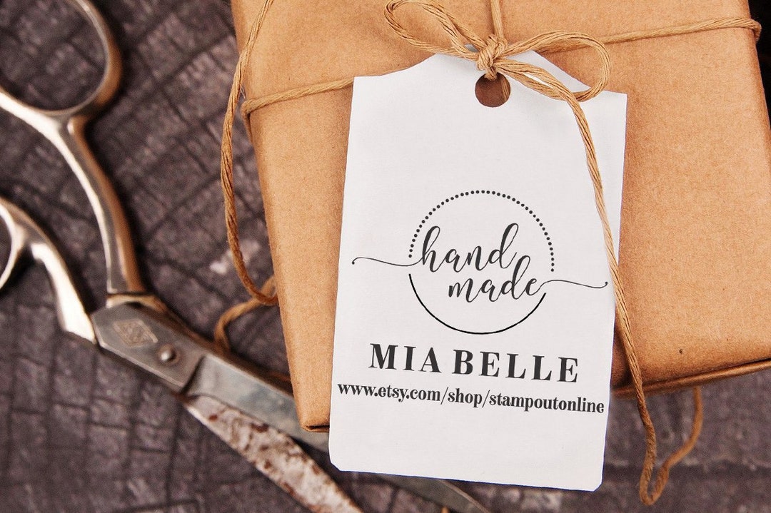 Personalized Rubber Stamp, Handmade by Stamp, Handmade by Stamp, Custom ...