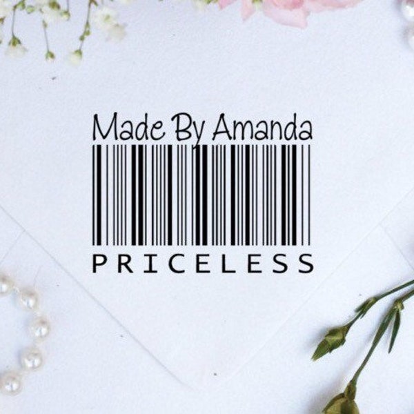 Barcode Stamp - Etsy