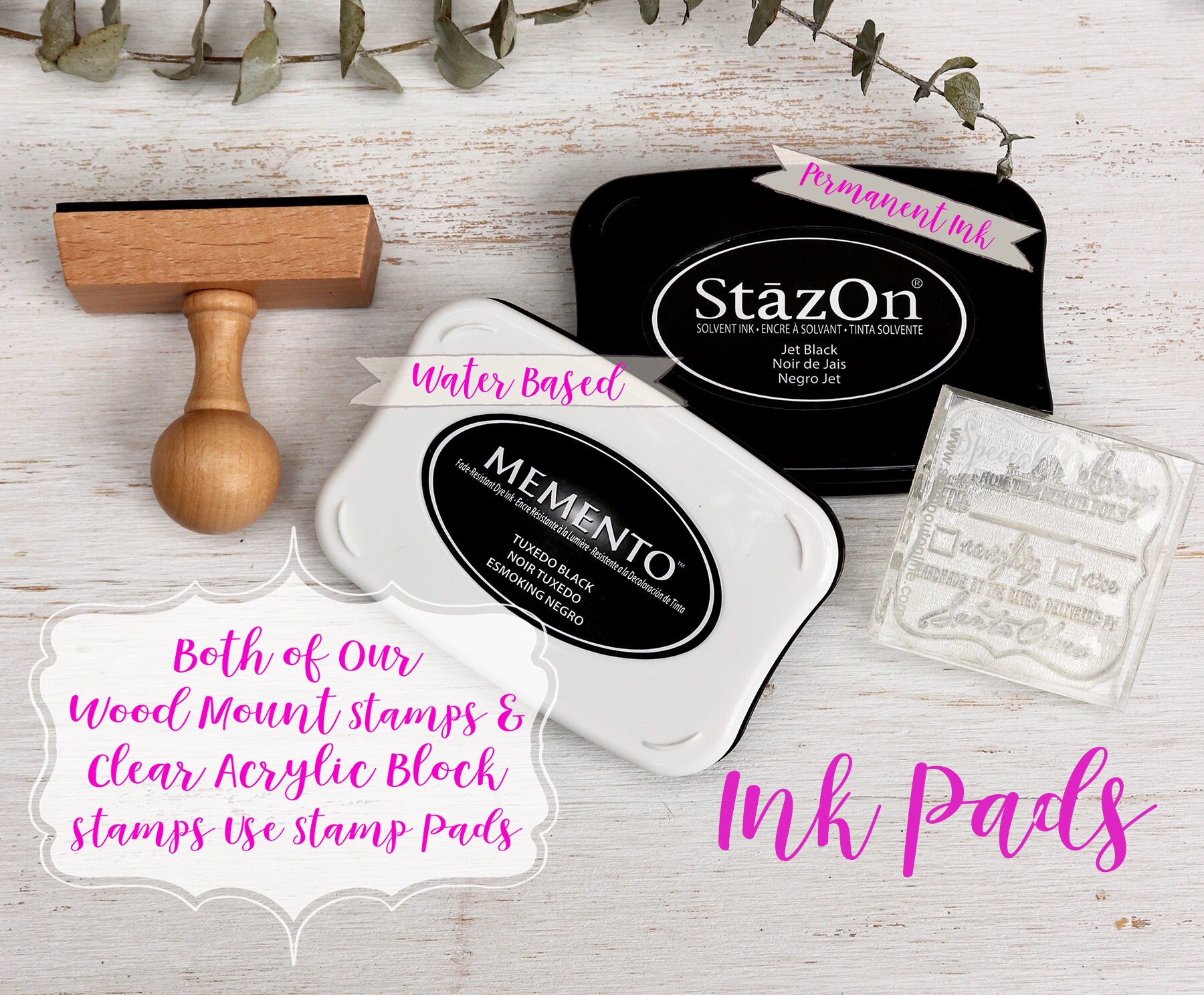 Custom Rubber Stamp for the Back of Handmade Cards Projects | Etsy UK