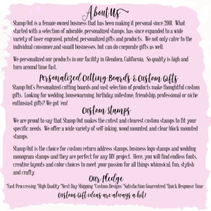 Self Inking Cute Return Address Stamp, Bold Modern Font Return Address ...