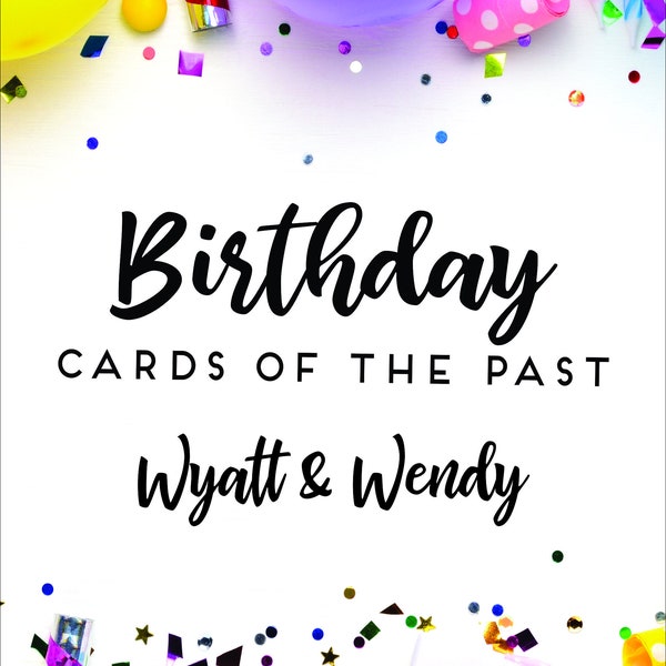 Birthday Card Keeper - Etsy