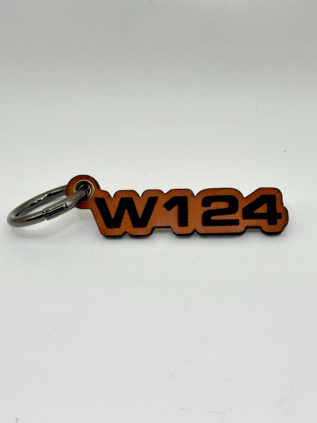 Mercedes Key Ring W124 Leather / Model Name Individual / W201, W123 ...