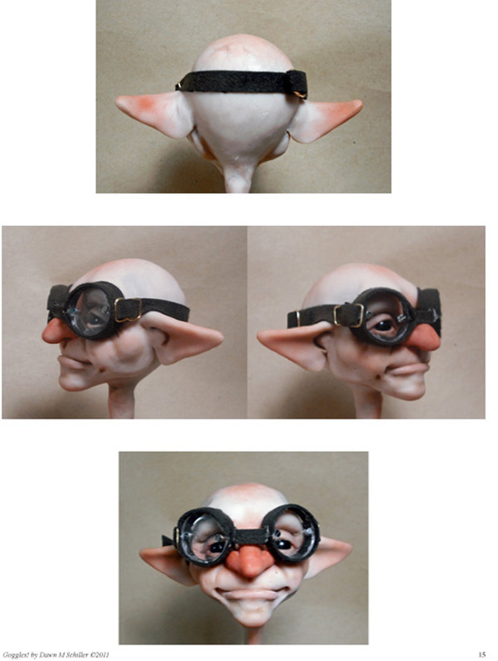 Instructional E-book PDF How to Make Steampunk Doll Goggles - Etsy
