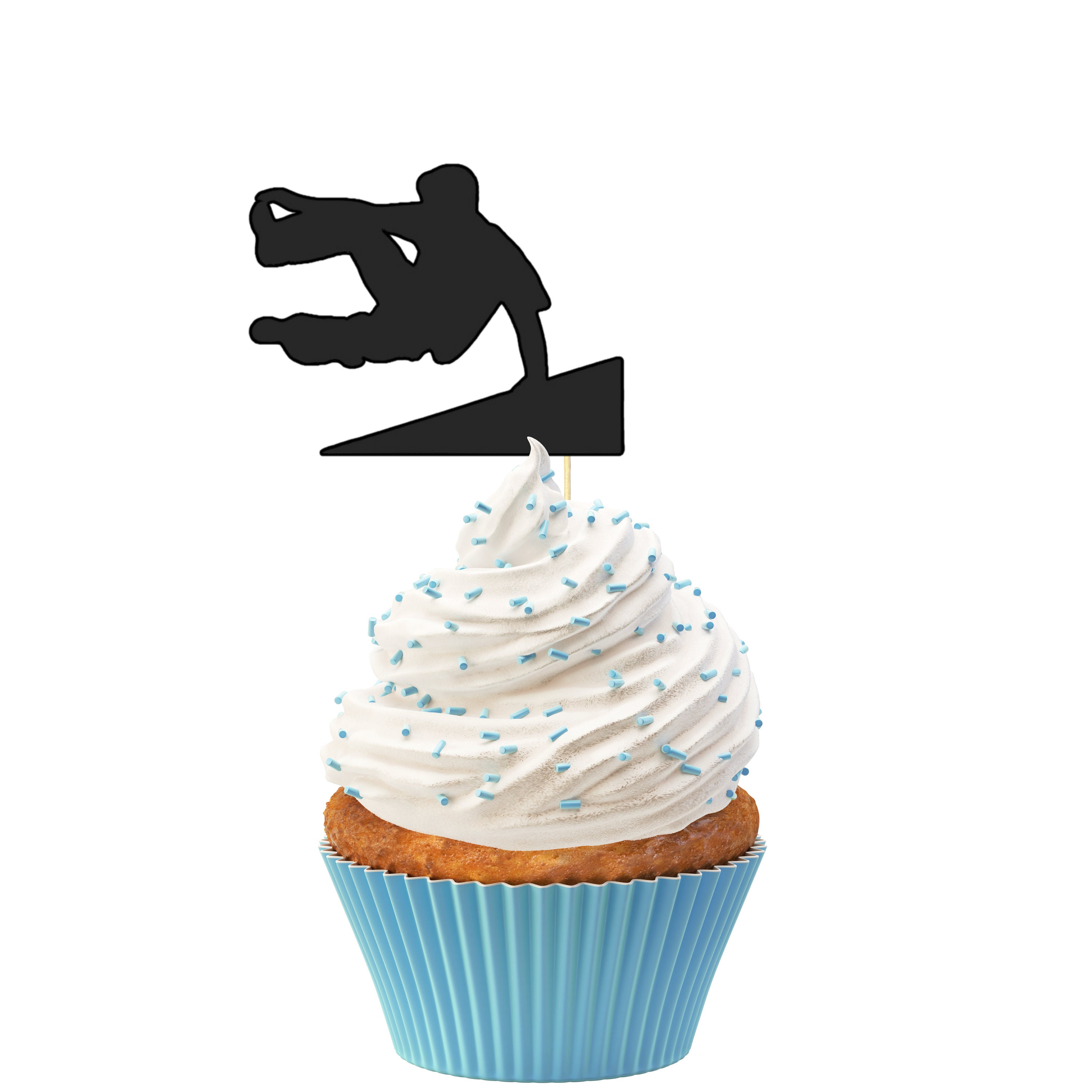 Parkour Cupcake Toppers, Parkour Birthday Cupcake Topper, Birthday ...