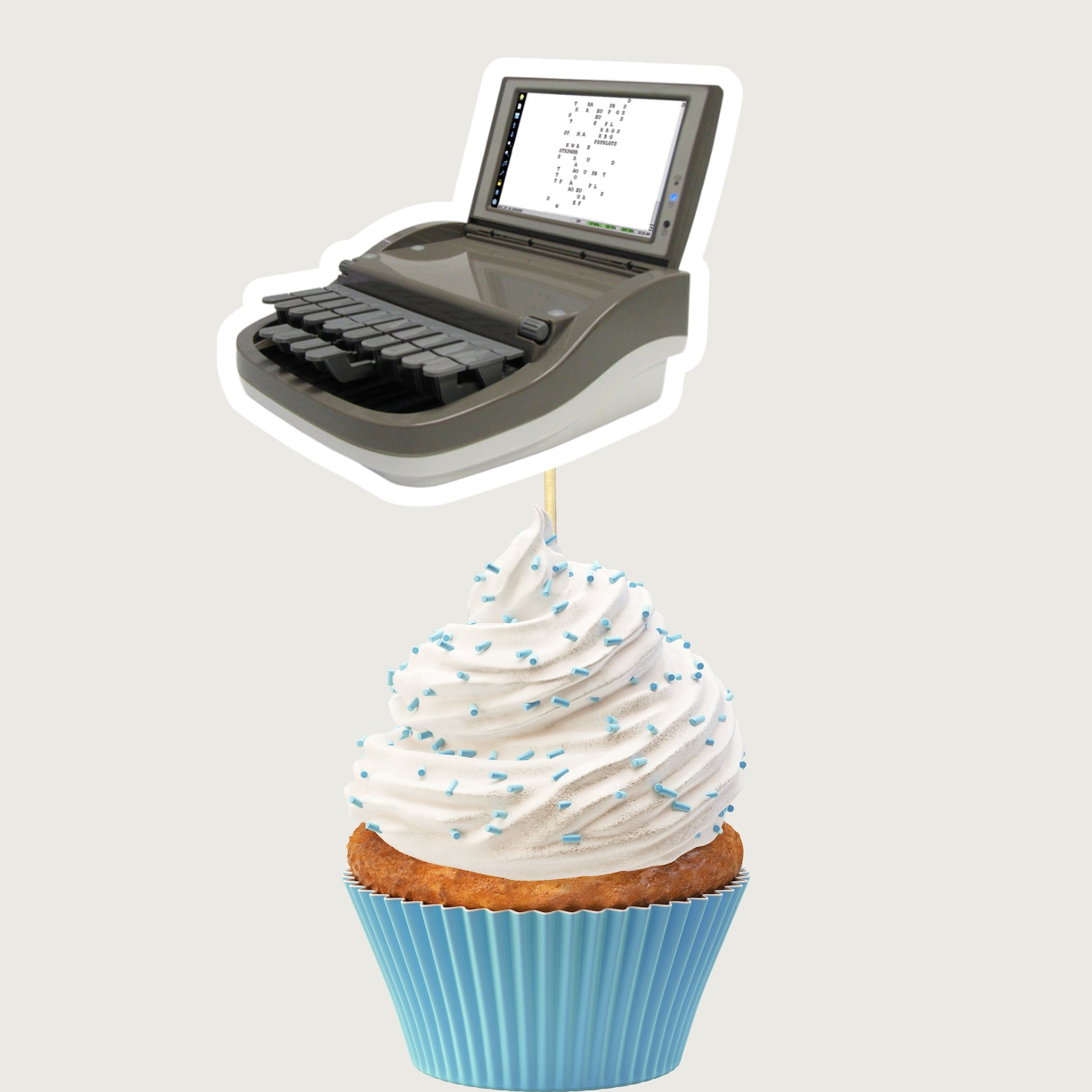 Court Reporter Cupcake Toppers, Stenographer Cupcake Toppers, Court ...